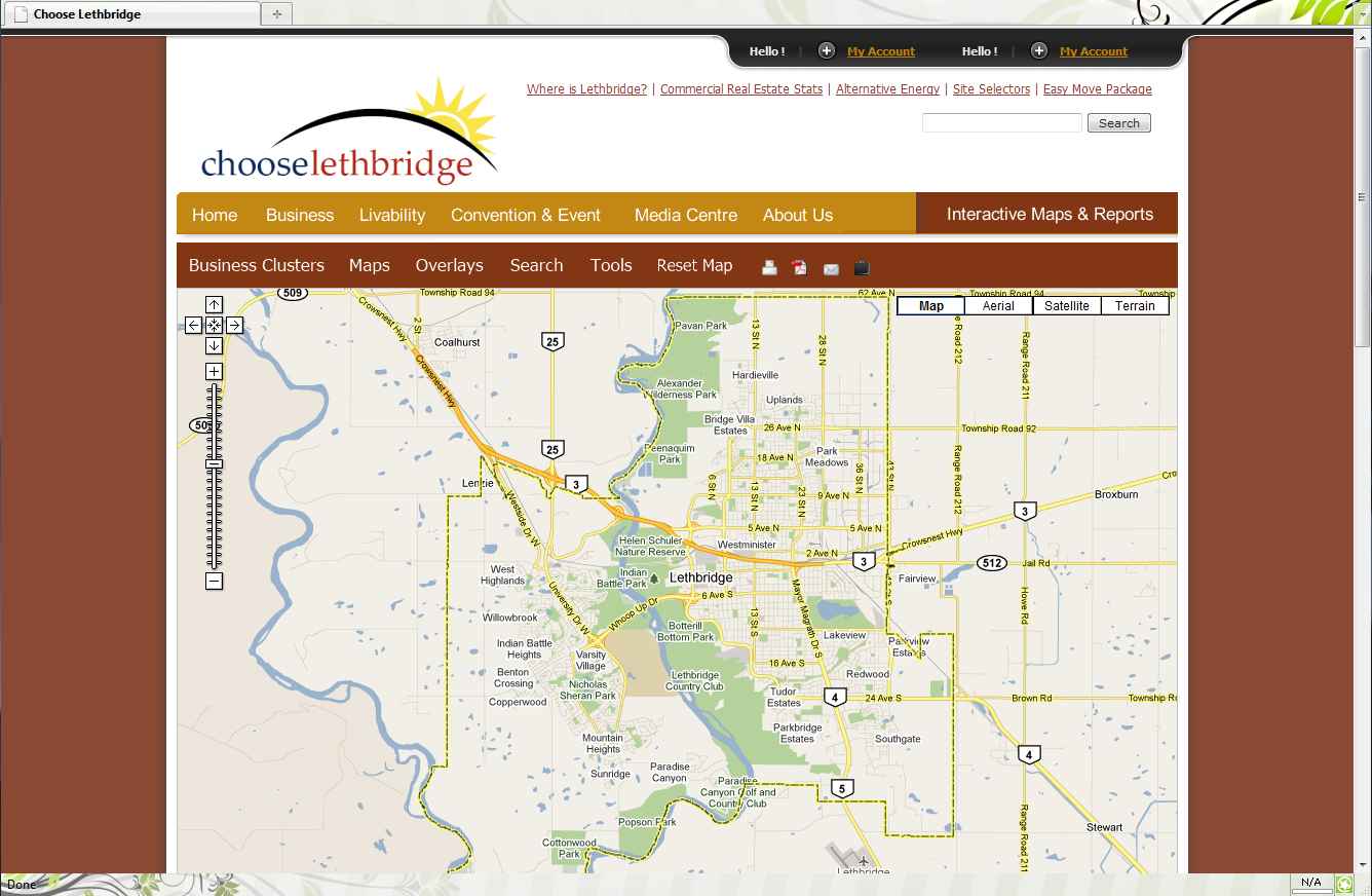 ArcGIS Canada Economic Development Map GCS is a Geospatial Information ...