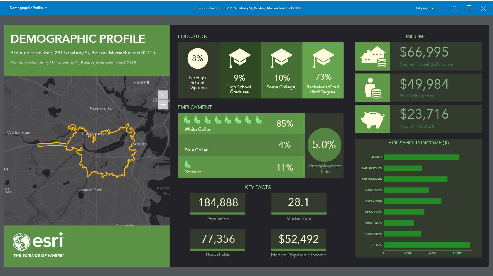 Demographic Profile GCS is a Geospatial Information Technology Services ...
